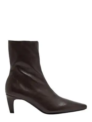 JUDE Cave 60 Leather Ankle Boots - Brown