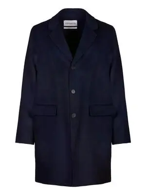 AMARANTO Single-breasted Coat - Blue