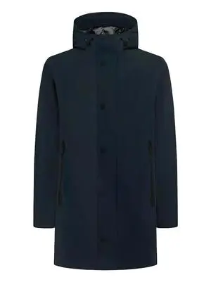 RRD Button Hooded Jacket - Blue