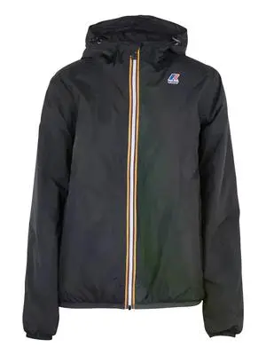 K-WAY Logo-patch Jacket - Blue