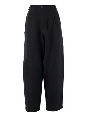 DARKPARK Pleated Trousers - Black