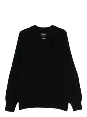 Howlin' Wool V-neck Sweater - Black