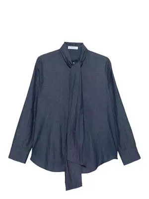MANUEL RITZ Chambray Cotton Shirt