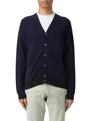 ZANONE V-neck Buttoned Cardigan - Blue