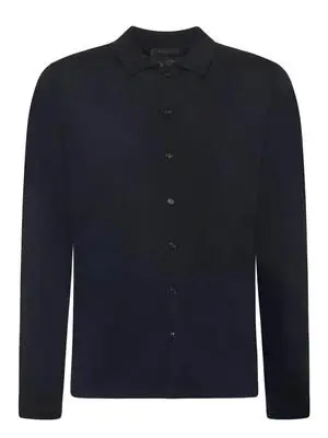 ZANONE Wool Shirt - Blue