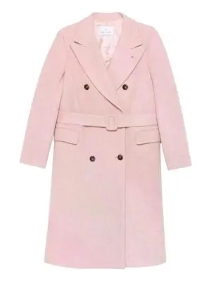 MANUEL RITZ Flap-Pockets Double-Breasted Coat
