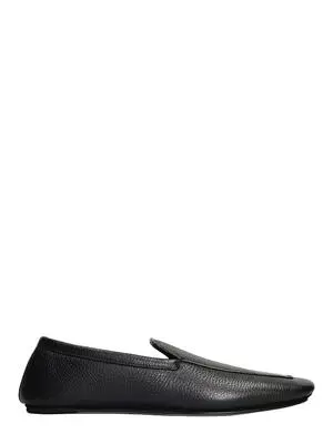 HENDERSON BARACCO Textured Leather Loafers - Black