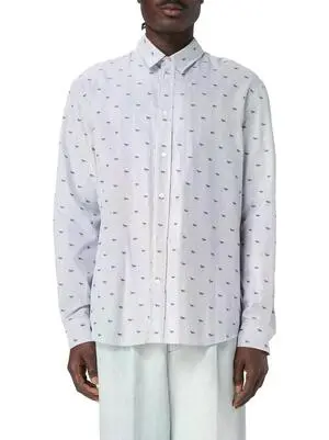 Maison Kitsuné Striped Fox Shirt - White