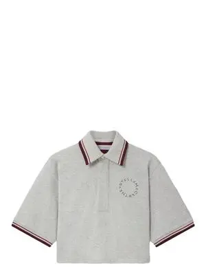Stella McCartney Logo-detail Polo Shirt - Grey