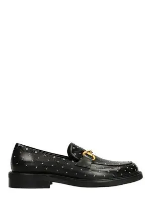 MARA BINI Studded Loafers - Black