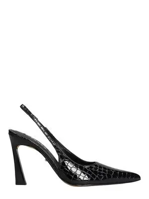 WERNER Pointed Slingback Pumps - Black