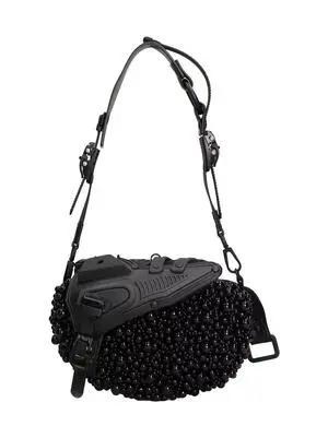 INNERRAUM Beaded Shoulder Bag - Black