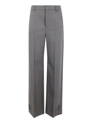JEAN PAUL GAULTIER Button-detail Trousers - Grey