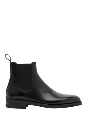 Bally Scribe Leather Chelsea Boots - Black