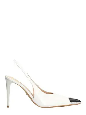 WERNER Toe-cap Stiletto Pumps - White
