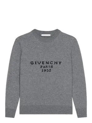 Givenchy Logo-jacquard Sweater - Grey