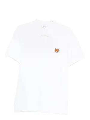 Maison Kitsuné Fox Head Polo Shirt - Neutri