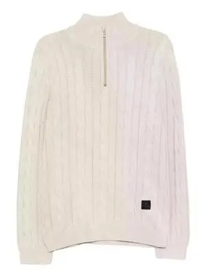 Paul Smith Cable-knit Jumper - Neutrals