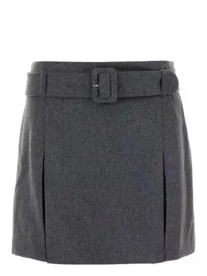 A.p.c. Cecile Pleated Skirt - Grey
