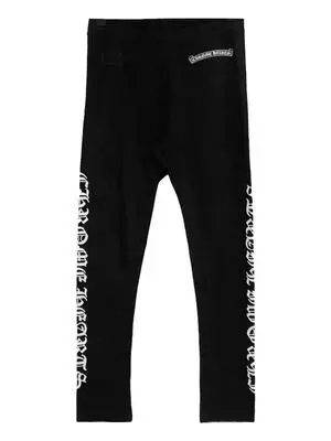 Chrome Hearts Elasticated-waistband Leggings - Black