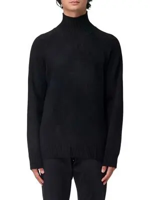 PAOLO PECORA Ribbed Turtleneck Sweater - Black
