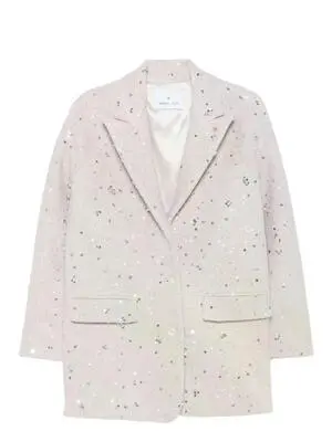 MANUEL RITZ Sequin-embellished Bouclé Jacket - Neutrals