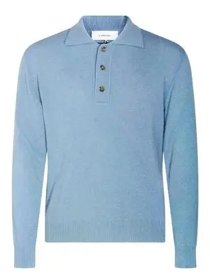 LARDINI Alpaca Wool-blend Jumper - Blue