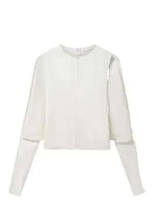 Stella McCartney Cutout Detail Blouse - Neutrals
