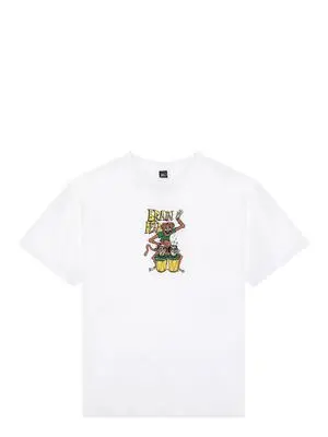 BRAIN DEAD Monkey-graphic T-shirt - White