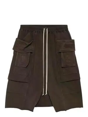 Rick Owens Drop-crotch Cargo Shorts - 78