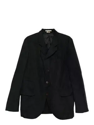 Comme Des Garçons Single-breasted Blazer - Black