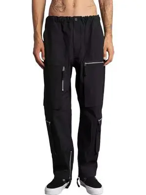 Comme Des Garçons Zip-detail Pocket Trousers - Black