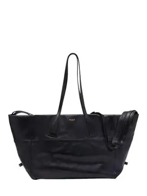 Balmain Leather Tote Bag - Black