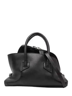 Attico Leather Tote Bag - Black