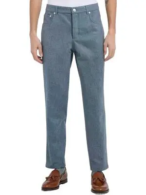Brunello Cucinelli Button-fastening Trousers - Grey