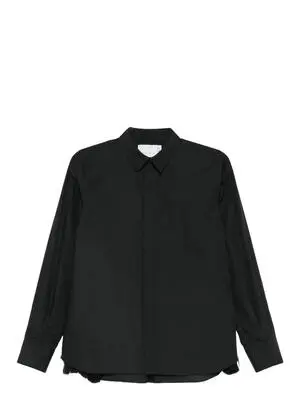 Sacai Long Sleeve Shirt - Black