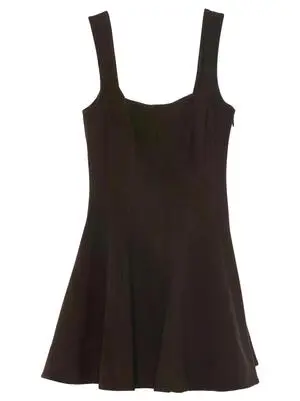 Simkhai Square-neck Mini Dress - Brown
