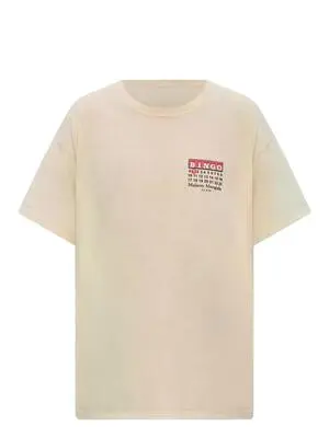 MAISON MARGIELA Logo-print T-shirt - Neutrals