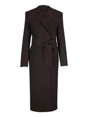 KHAITE Belted Wrap Coat