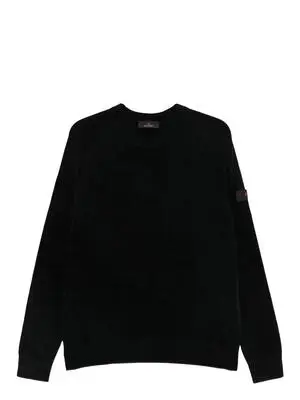 Peuterey Textured Crew-neck Sweater - Black
