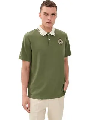 MALBON Fairway Oakwood Polo - Olivine
