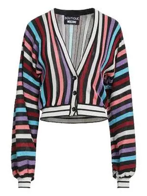Moschino Intarsia-knit Cardigan - Black