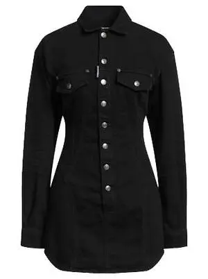 Dsquared2 Mini Denim Shirt Dress - Black