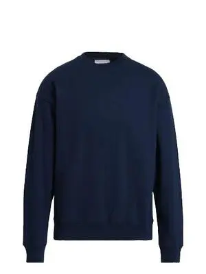 SHOE Cotton-Blend Fleece Sweatshirt Navy
