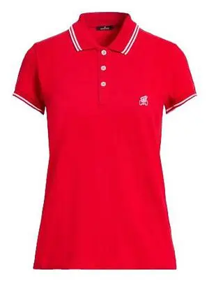 Hogan Piqué Polo Shirt - Red