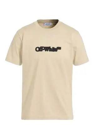 OFF-WHITE™ Off-white Man T-shirt White Size Xs Cotton, Elastane Beige