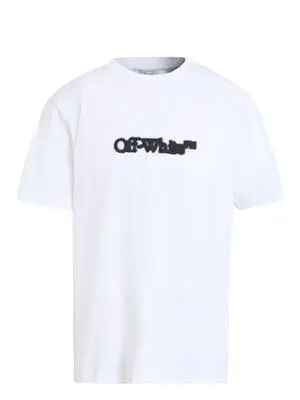 OFF-WHITE™ Off-white Man T-shirt White Size Xs Cotton, Elastane White