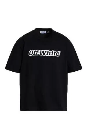 OFF-WHITE™ Off- T-shirt Size Cotton, Elastane - Black