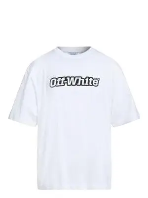 OFF-WHITE™ Off- T-shirt Size Cotton, Elastane - White