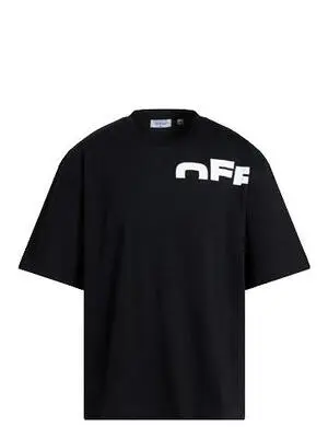 OFF-WHITE™ Off-white Man T-shirt White Size Xs Cotton, Elastane Black
